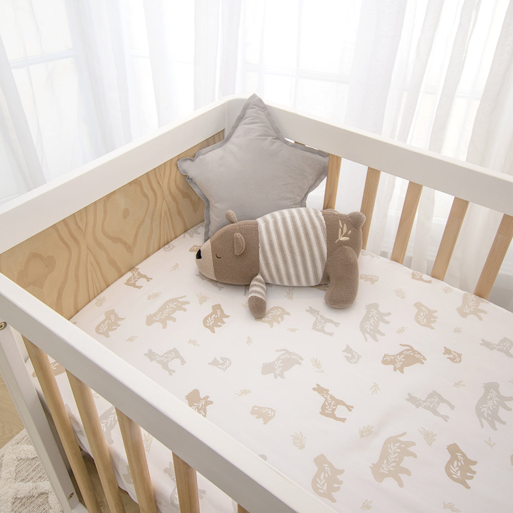 Fitted Cot Sheets | Living Textiles | Nursery