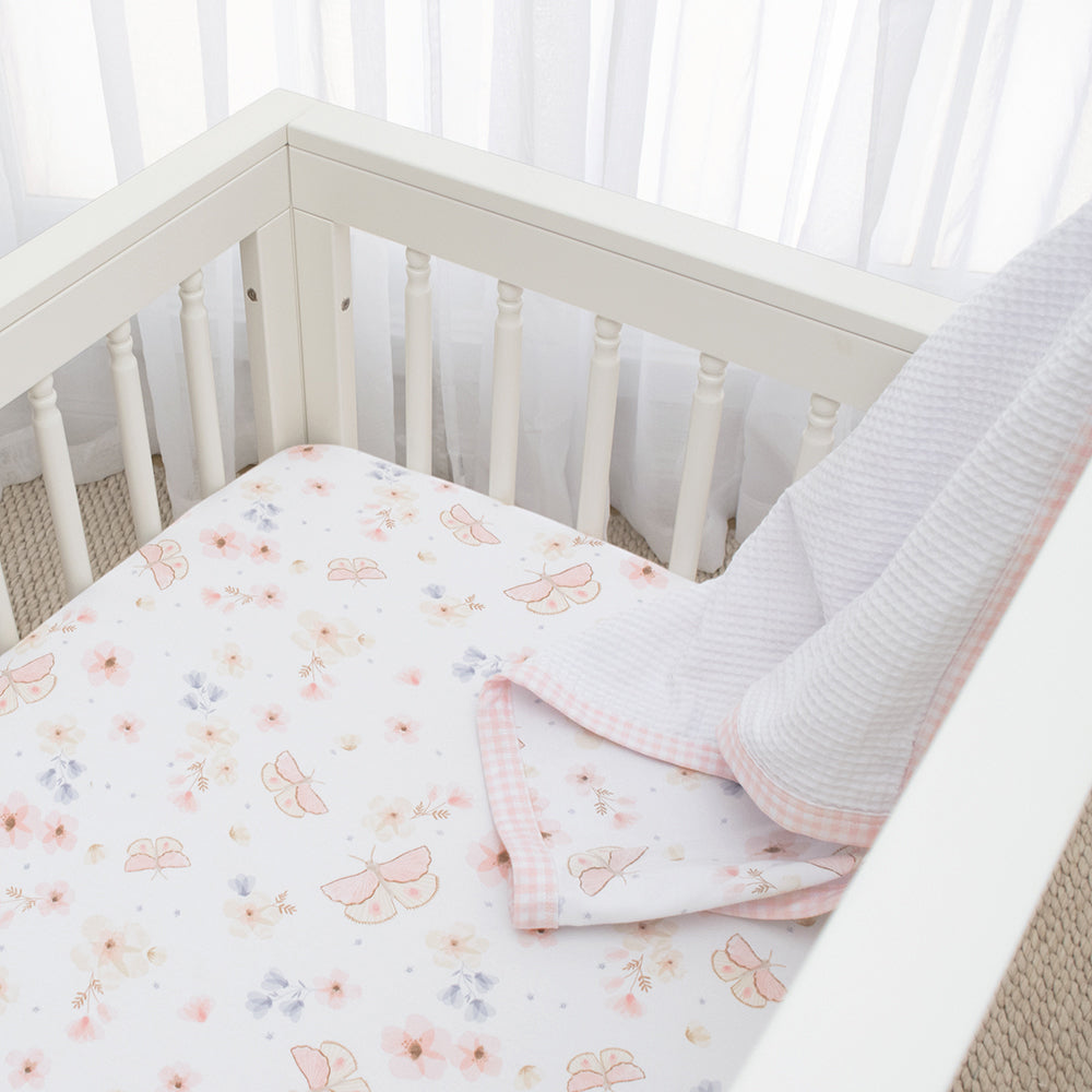 Fitted Cot Sheets | Living Textiles | Nursery