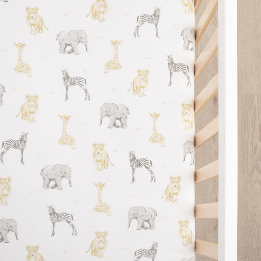 Fitted Cot Sheets | Living Textiles | Nursery